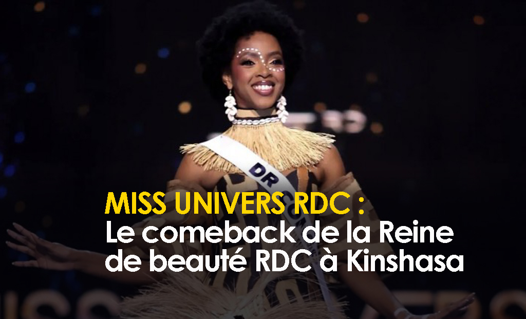 Miss univers RDC : Ilda Amani est de retour à Kinshasa après avoir ...